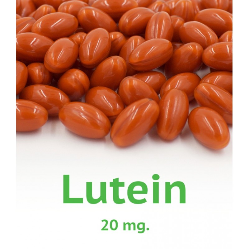Lutein 20 mg Softgel - 100 Count Bag